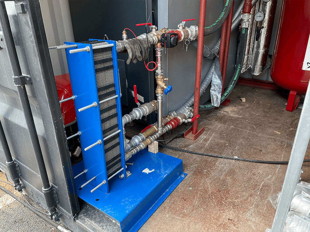 600kW LTHW and HWS Boiler Hire for School in Wiltshire | Rapid Energy