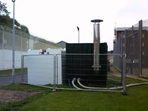 Zero-Downtime Temporary Boiler Swap at HMP Coldingley